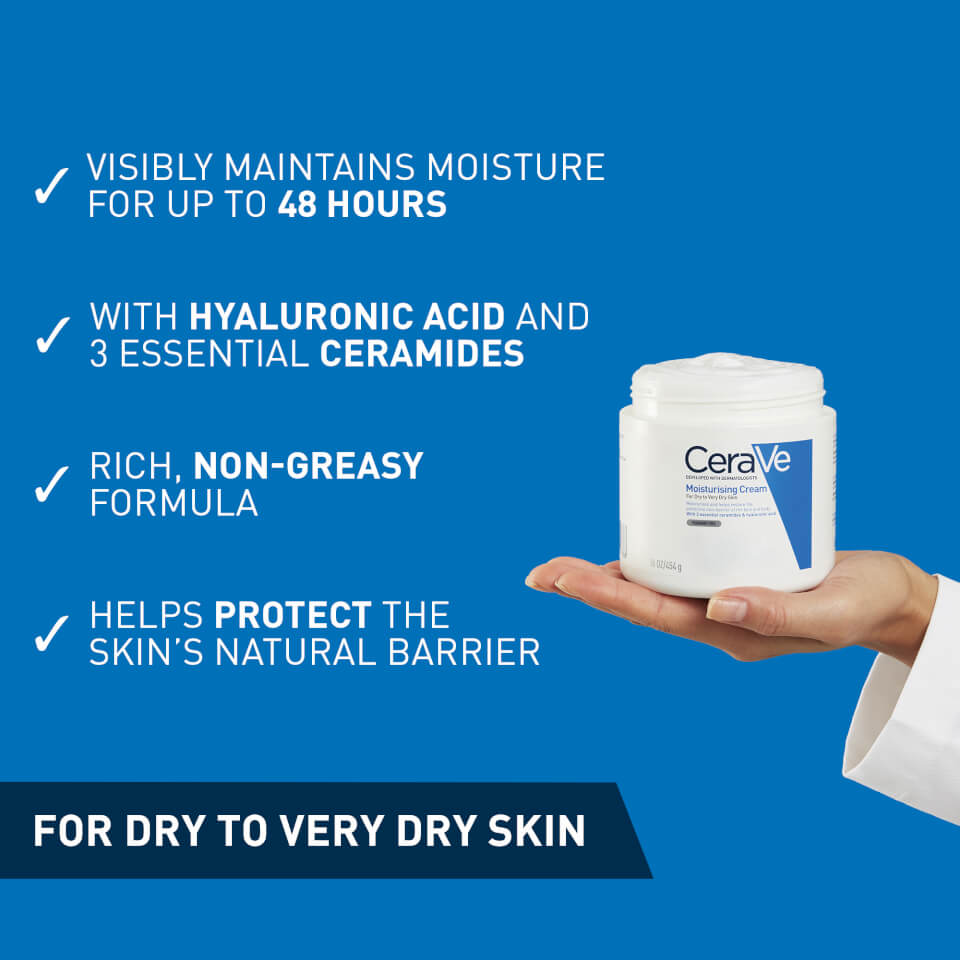 CeraVe | Moisturizing Cream for Dry to Very Dry Skin | Hydrate Your ...