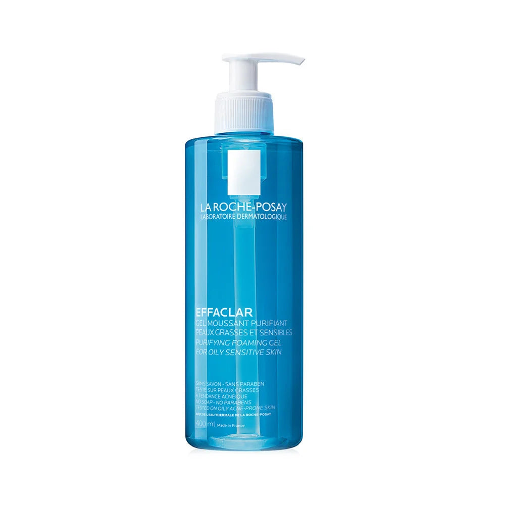 La Roche Posay, Effaclar+M Purifying Foaming Gel for Oily Skin and Sen