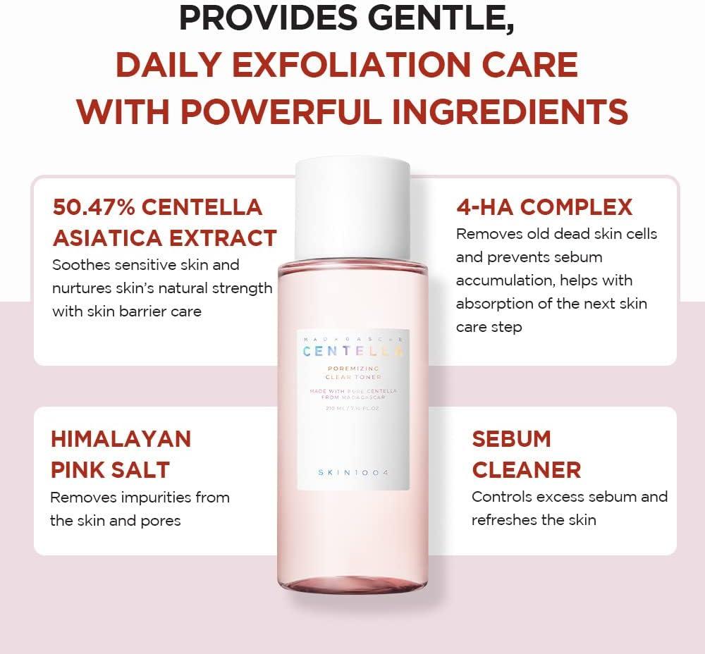 SKIN1004 | Madagascar Centella Poremizing Clear Toner 210ml | Skincare ...
